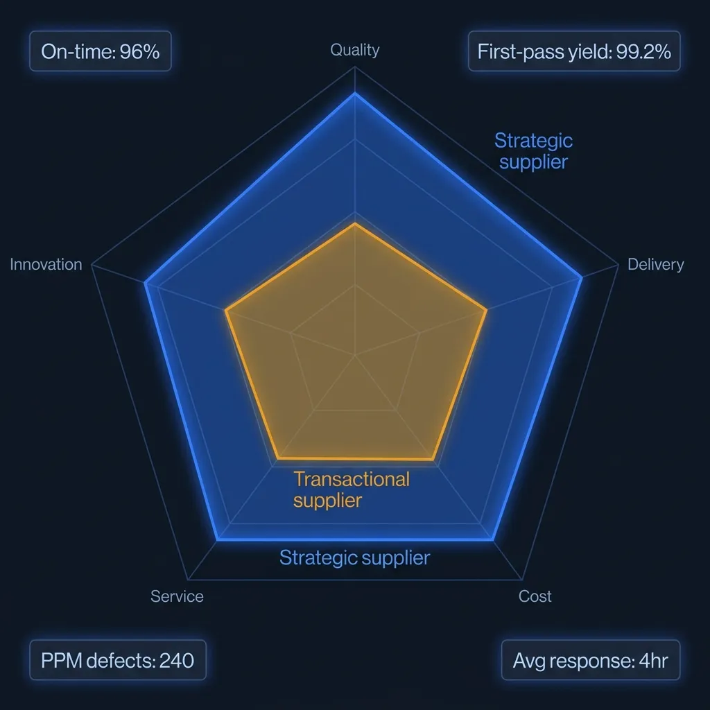 Vendor Scorecard Guide: KPIs & Templates | SpecLens